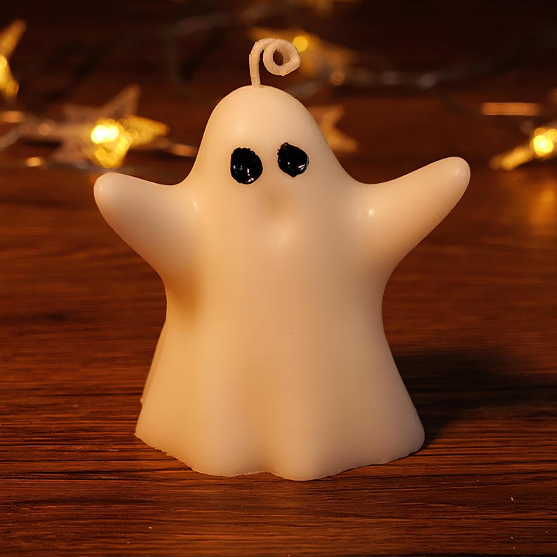 Funny Ghost Candles | Halloween Mini Ghost Candle,spooky Halloween ...