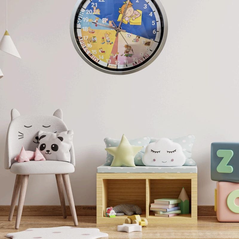 Children Wall Clock - Etsy