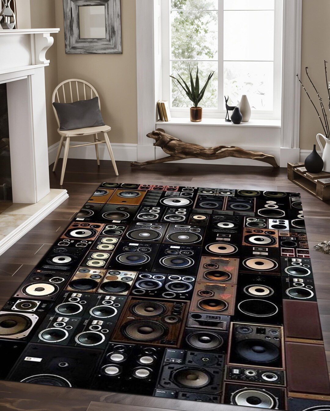 Speaker Rug,radio Pattern Rug,music Rug,music Lover Rug,teens Room Rug ...