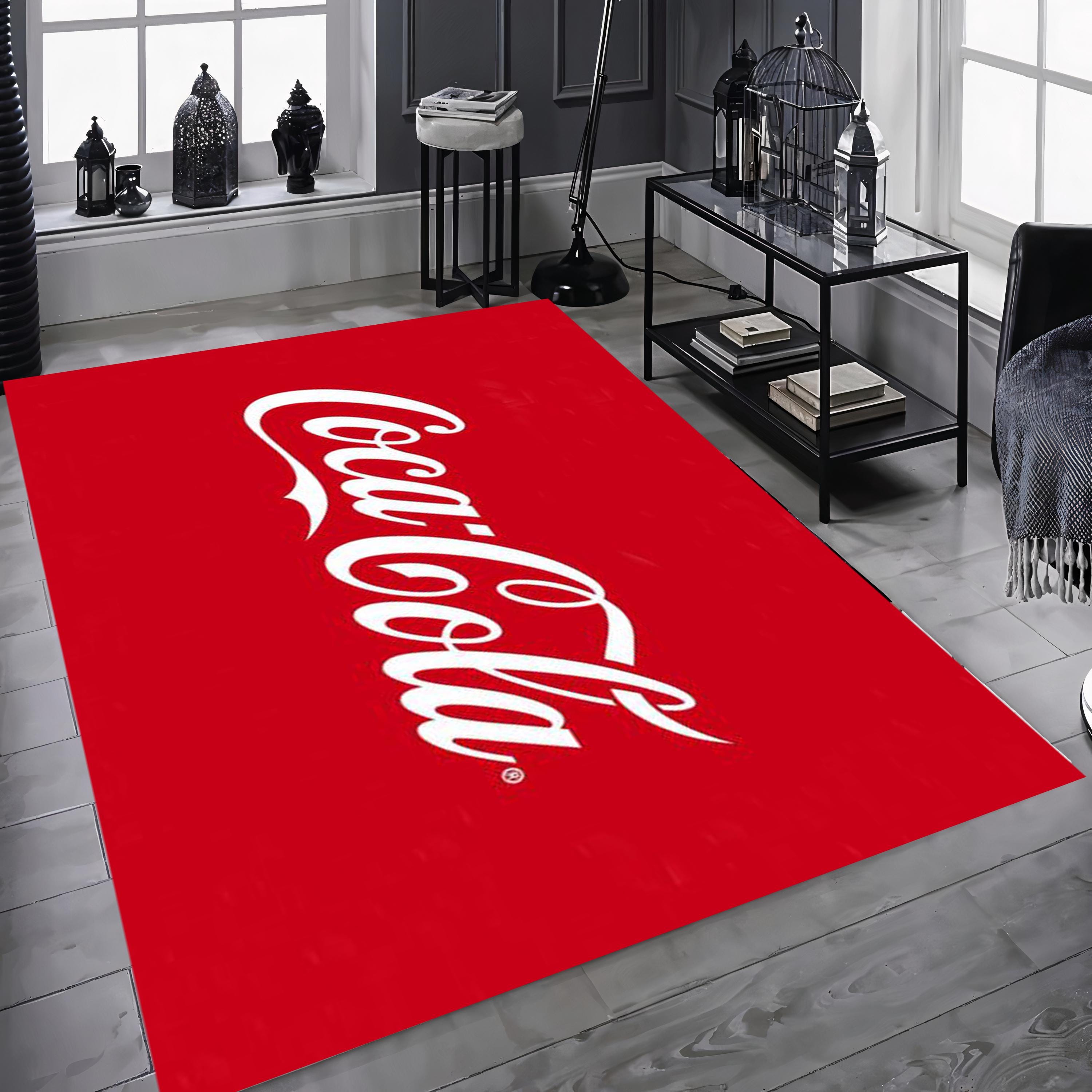 Coca Cola Rug,coke Rug,coca Cola Decor,drink Pattern Rug,christmas Gift ...