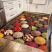 Food Themed Rug, Kitchen Rug, Spice Pattern Rug, Spoon Pattern Rug ...