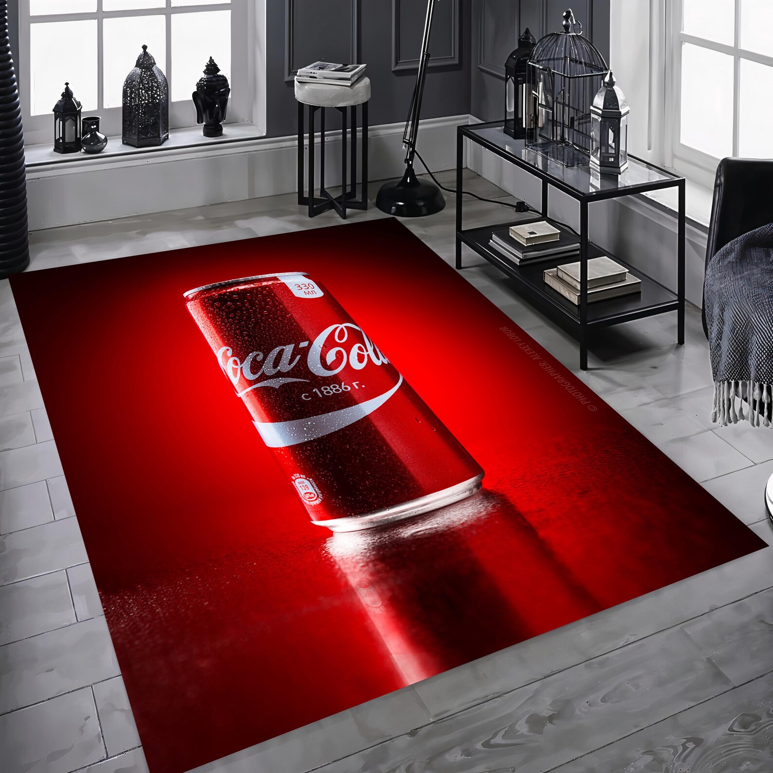 Coca Cola Rug,cola Bottle Rug,coca Cola Decor,drink ,ice Coke,rugs for ...