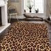 Leopard Rug,animal Pattern Rug,leopar Rug,brown Rug,rugs for Livingroom ...