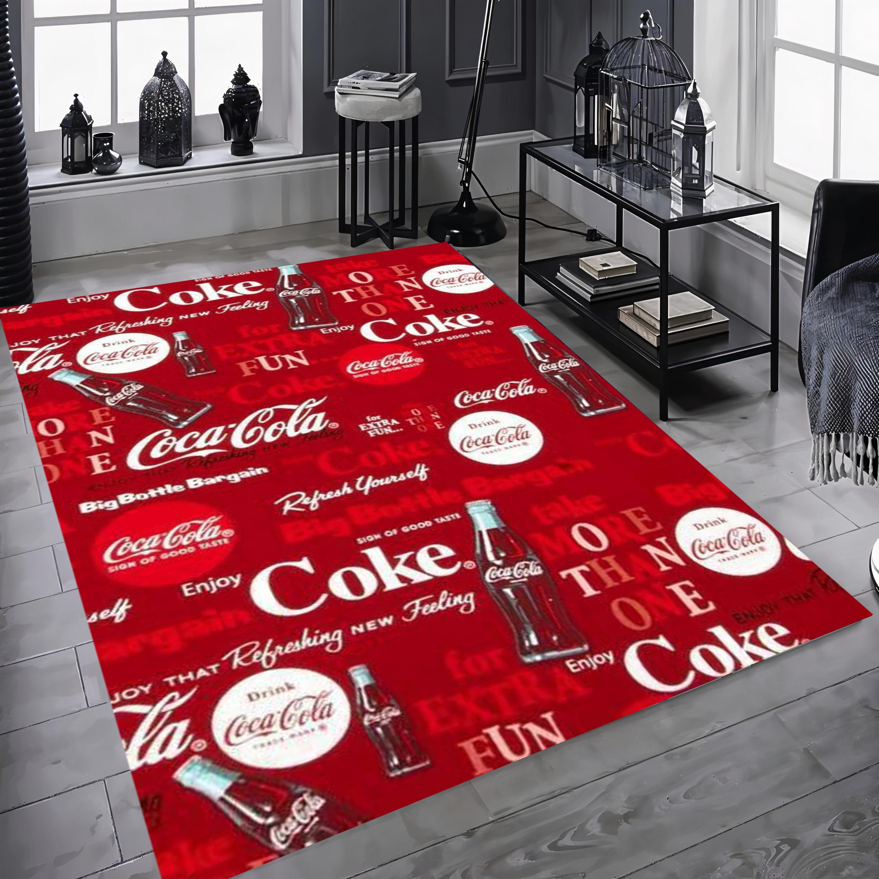 Coca Cola Rug,cola Bottle Rug,coca Cola Decor,drink ,ice Coke,rugs for ...