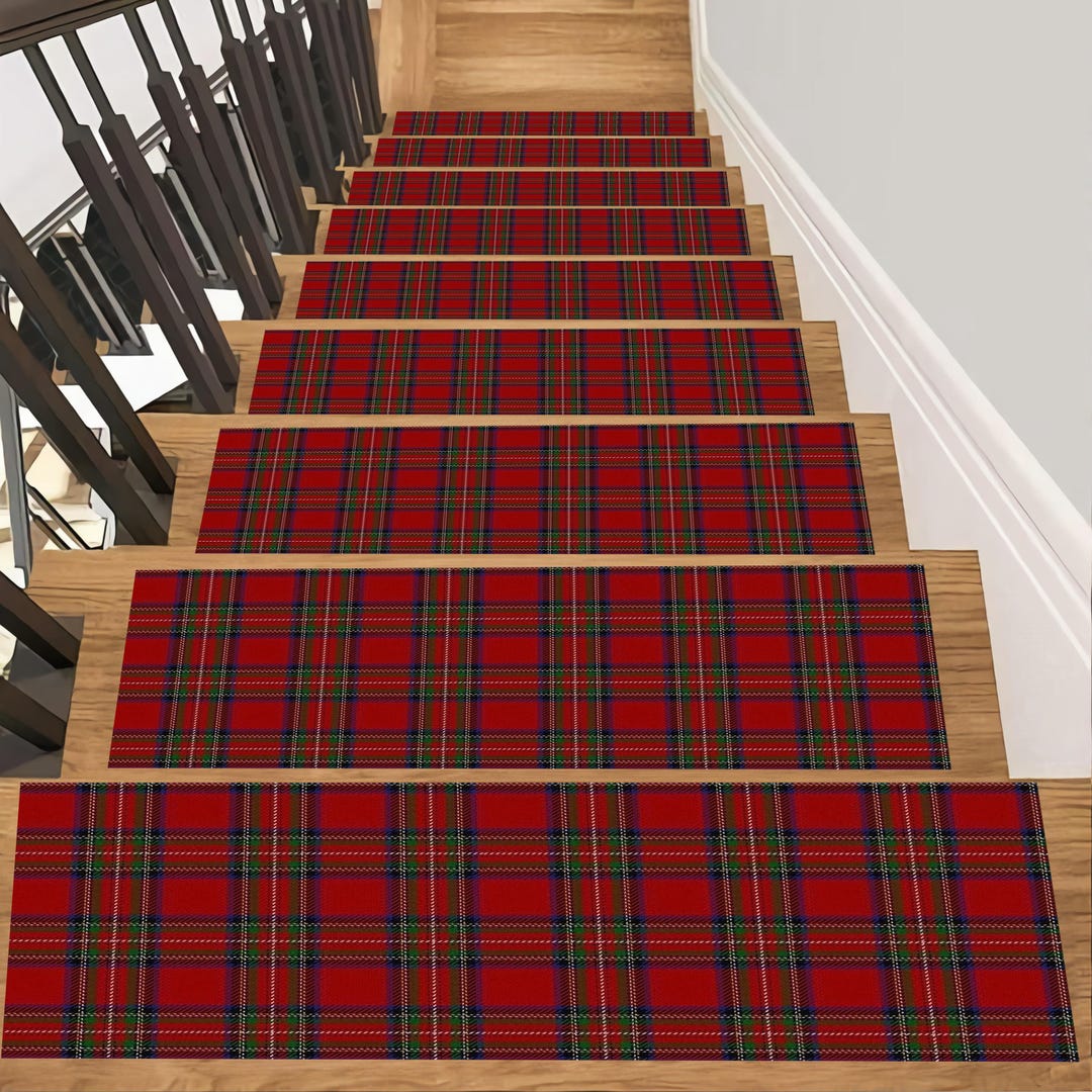Stair Mats, Checkered Step Mats, Step Mats. Pet Frendly Mat, Stair ...
