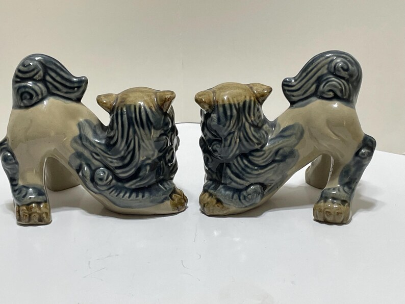 Japanese Shisha Foo Dogs. Beautiful Vintage Pair. - Etsy
