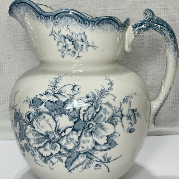 Transferware Pitcher - Etsy