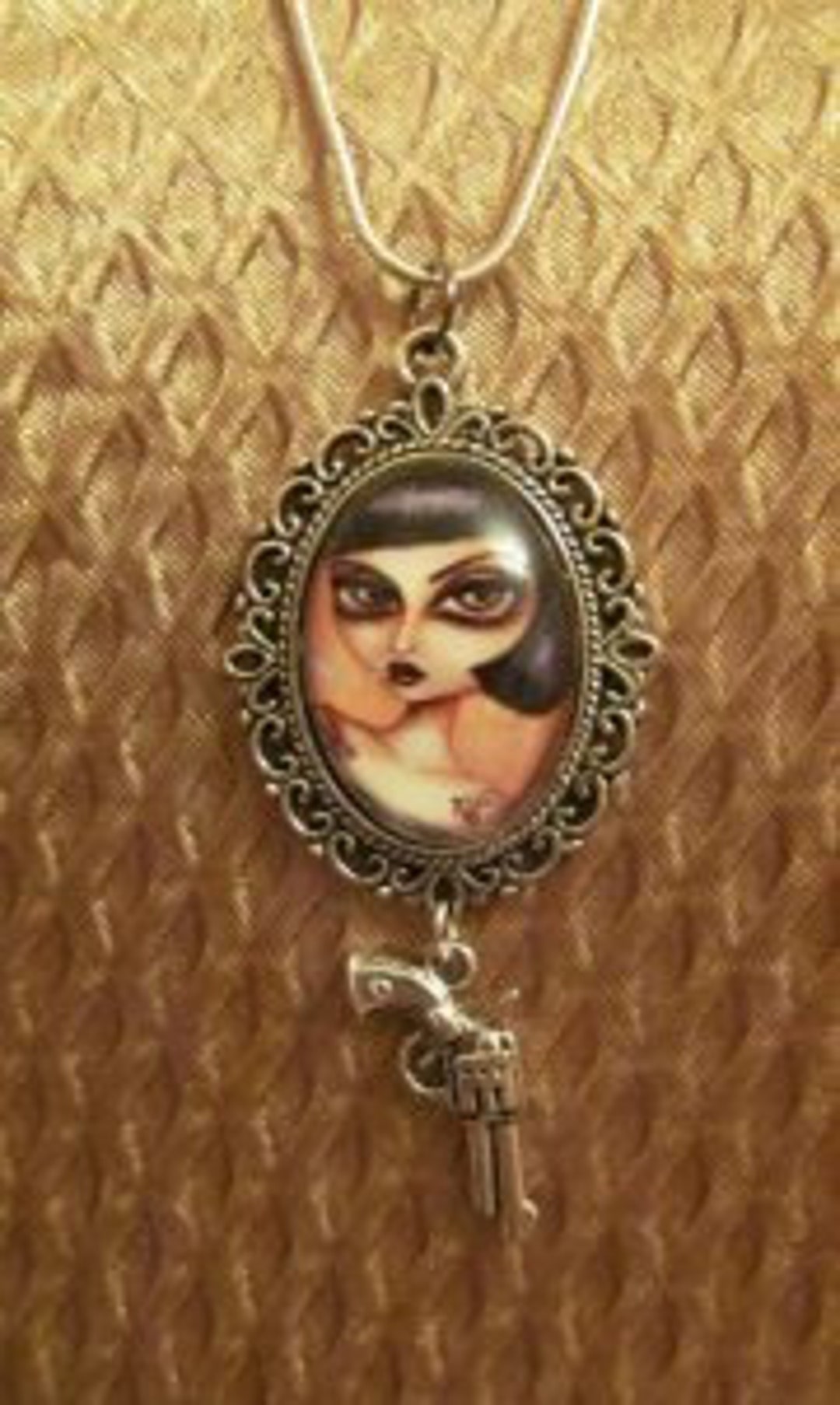 BIRDY 2 Smoking Tattooed Punk Big Eye Pin up Girl With a Gun - Etsy