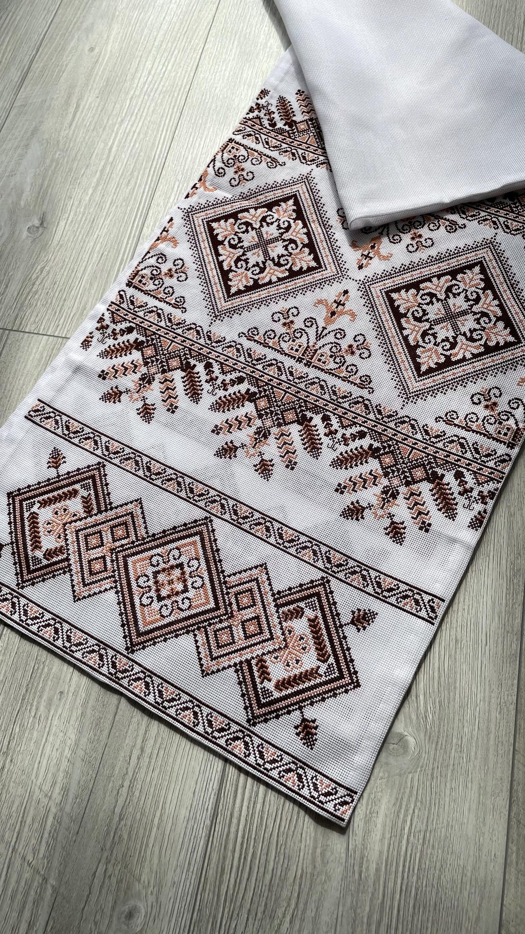 Rushnyk Ukrainian Table Runner / Embroidered Table Cloth / Wedding Gift ...