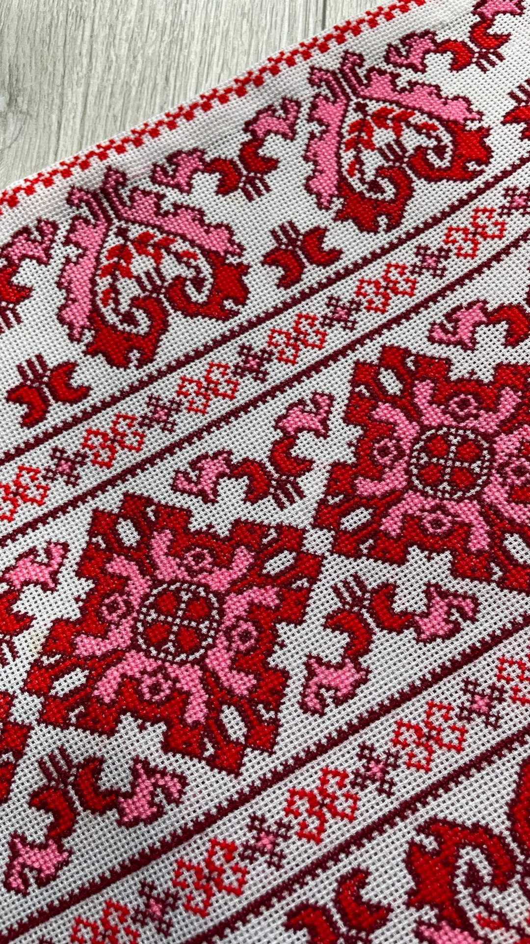 Rushnyk Ukrainian Table Runner / Embroidered Table Cloth - Etsy