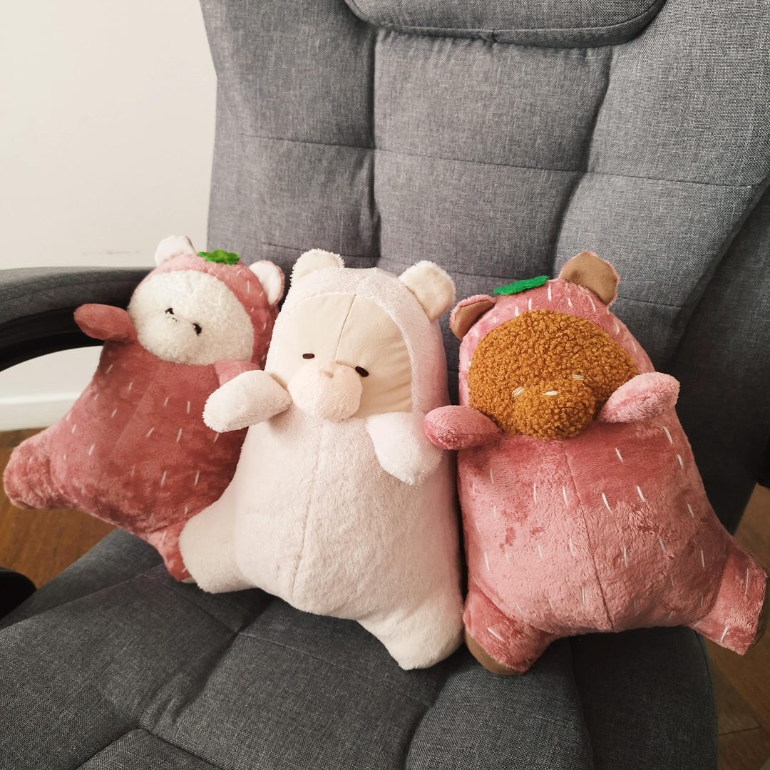 Large Soft Teddy Bear, Support Cushion, Comfort Object, Office ...