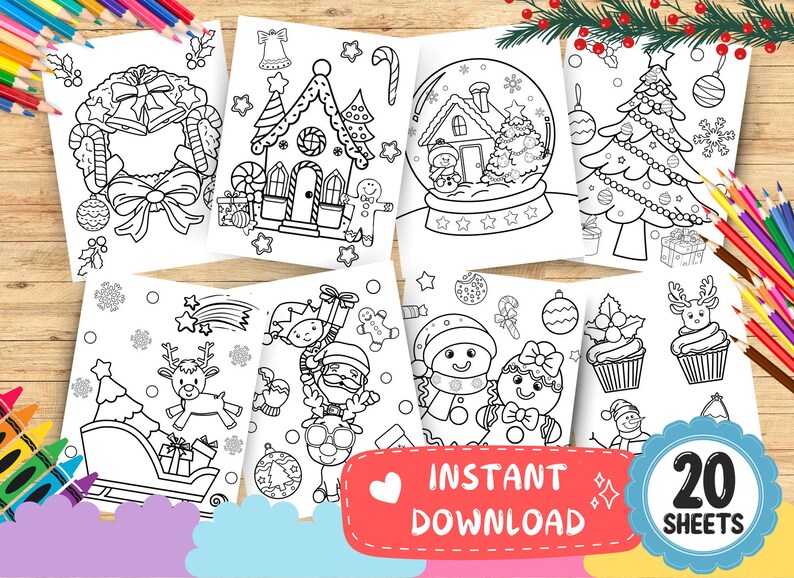 Christmas Coloring Pages Christmas Printable Christmas Games Christmas ...