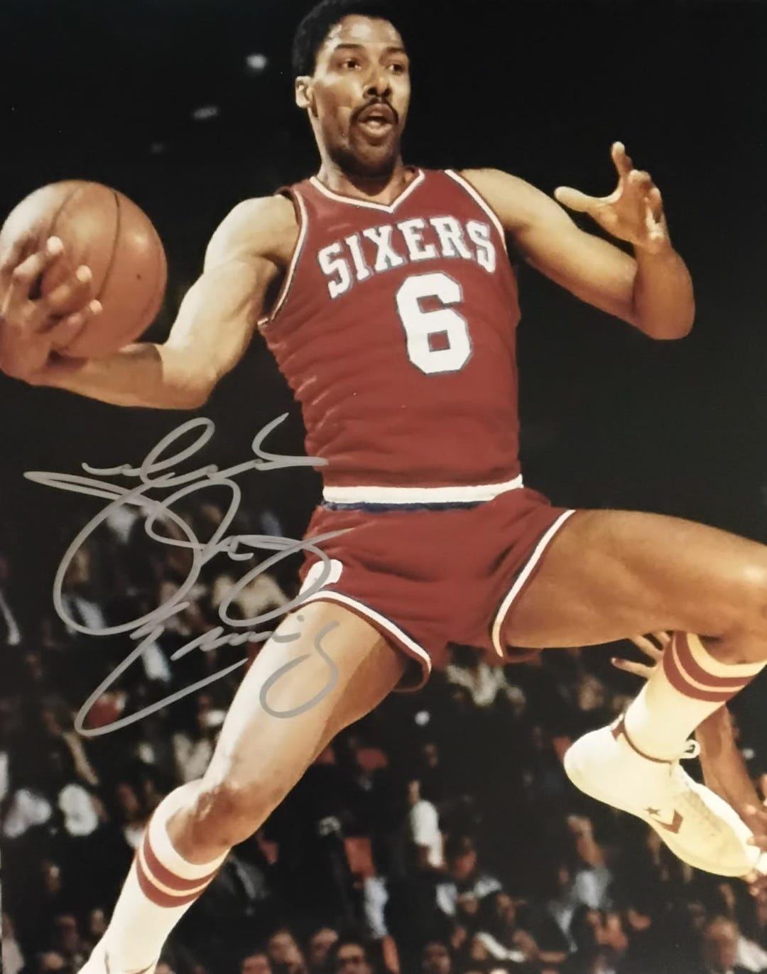 Dr J, Hand Signed 8x10 Signed 8x10 Photo With COA - Etsy