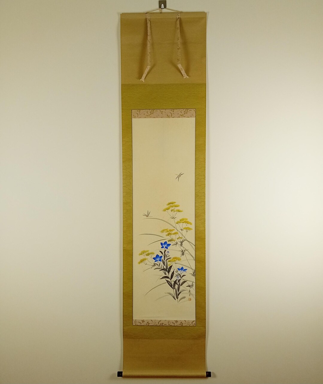 Vintage Japanese Scroll, 20th Century Second Half, Original Ink ...