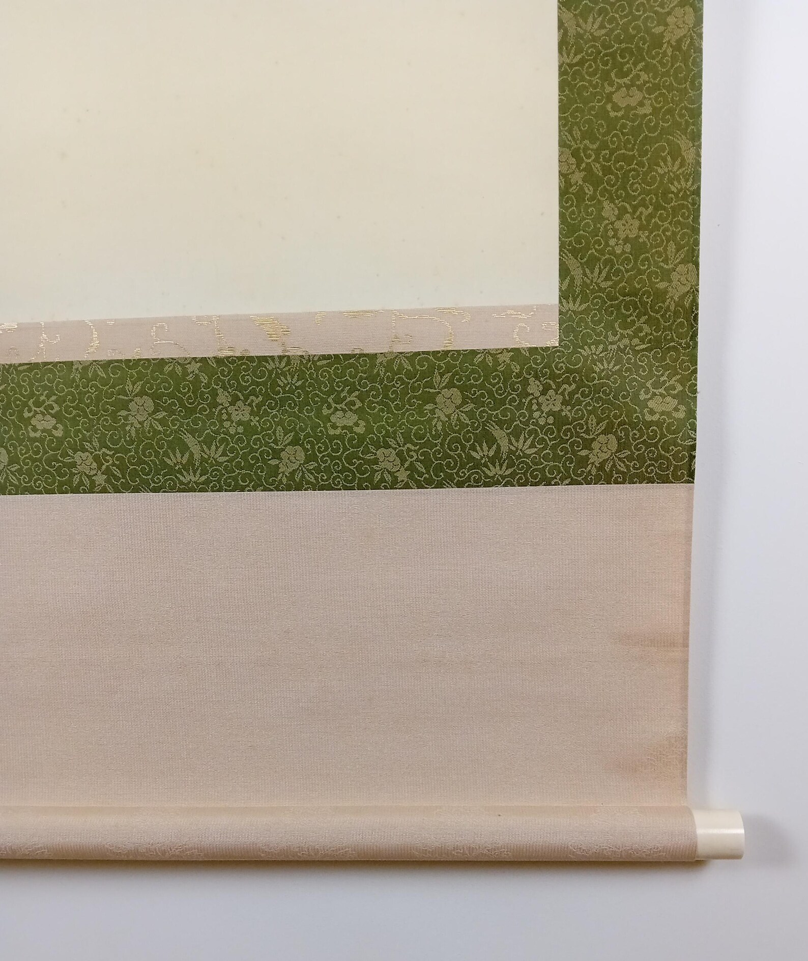 Vintage Japanese Scroll, 20th Century Second Half, Original Ink on Silk ...