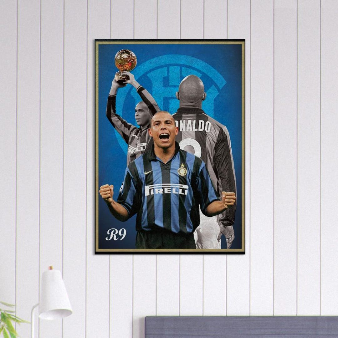 Ronaldo Nazário "r9 Glory" Inter Milan Poster - Etsy