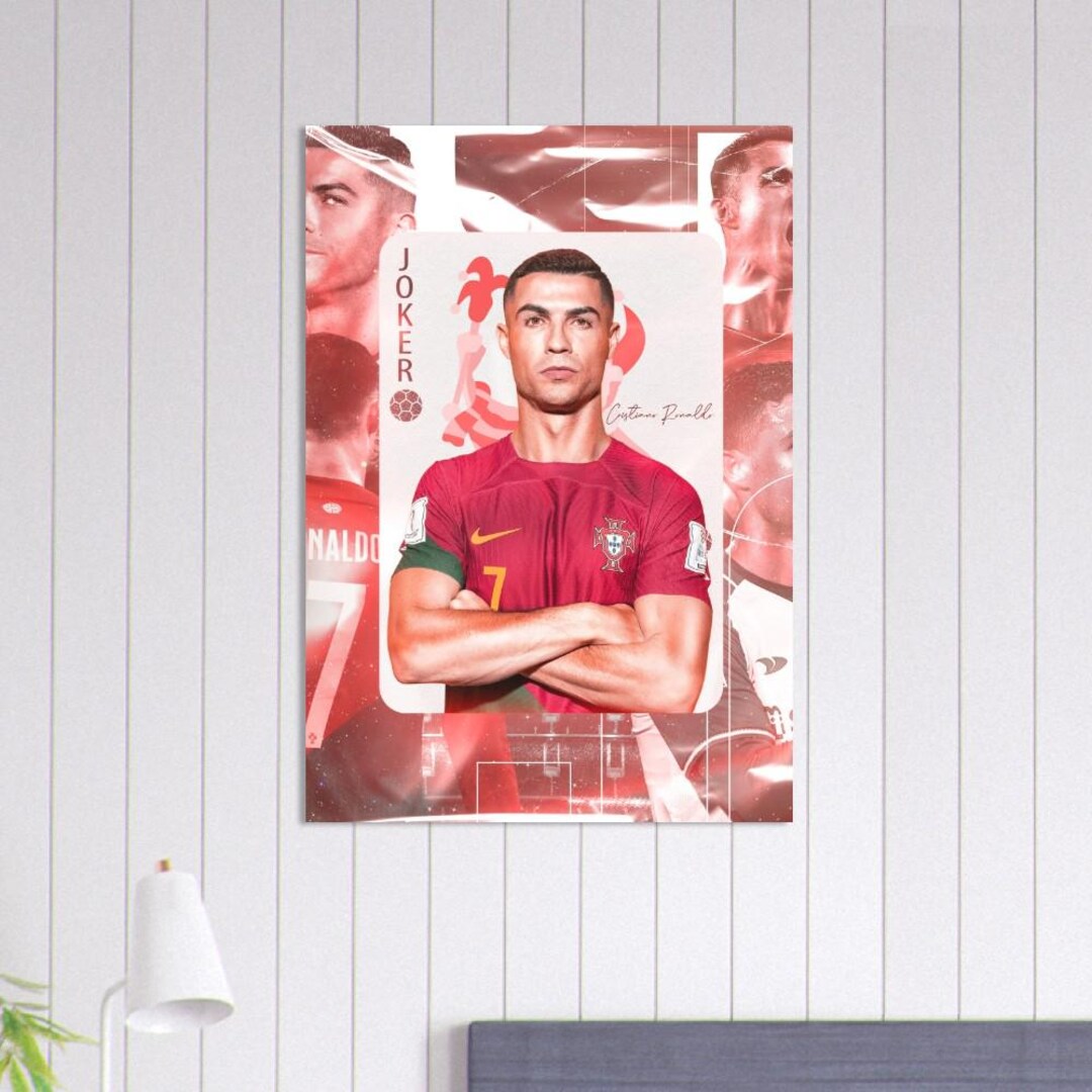 Cristiano Ronaldo Portugal ace of Jokers Poster - Etsy
