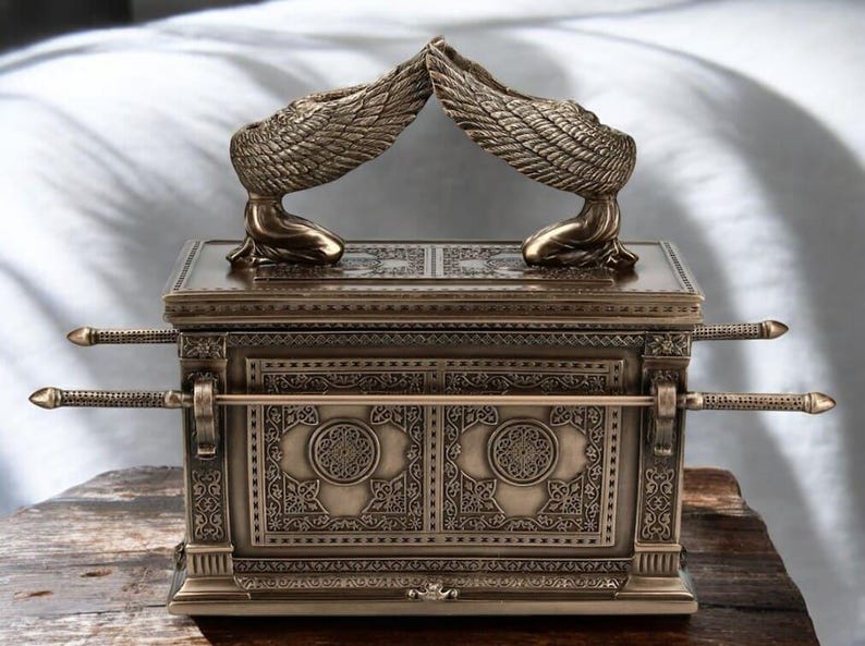 Ark of the Covenant Trinket Box, 20 Cm / 7.9 Inches , Cold Cast Bronze ...