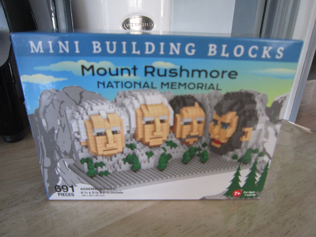 Mount Rushmore National Memorial Mini Building Blocks Mind Teaser ...