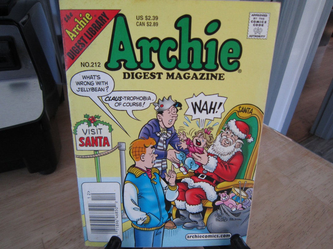 Archie Digest Magazine Visit Santa No. 212 the Archie Digest Library - Etsy