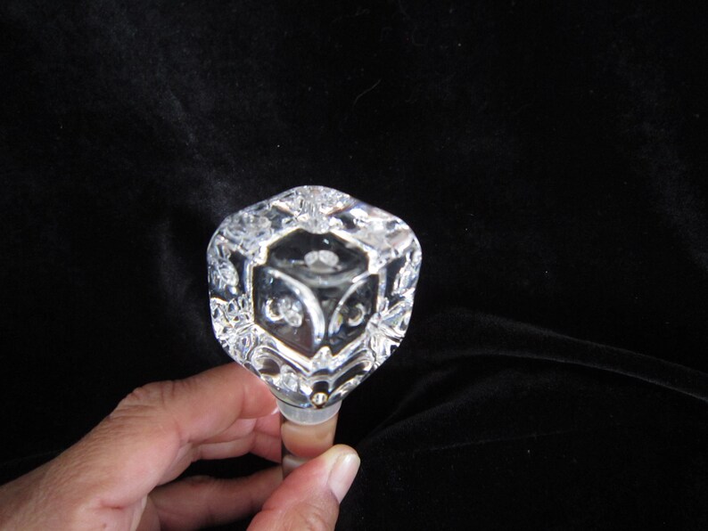 Clear Glass Cube Dice Bottle/decanter Stopper Gaming Dice - Etsy