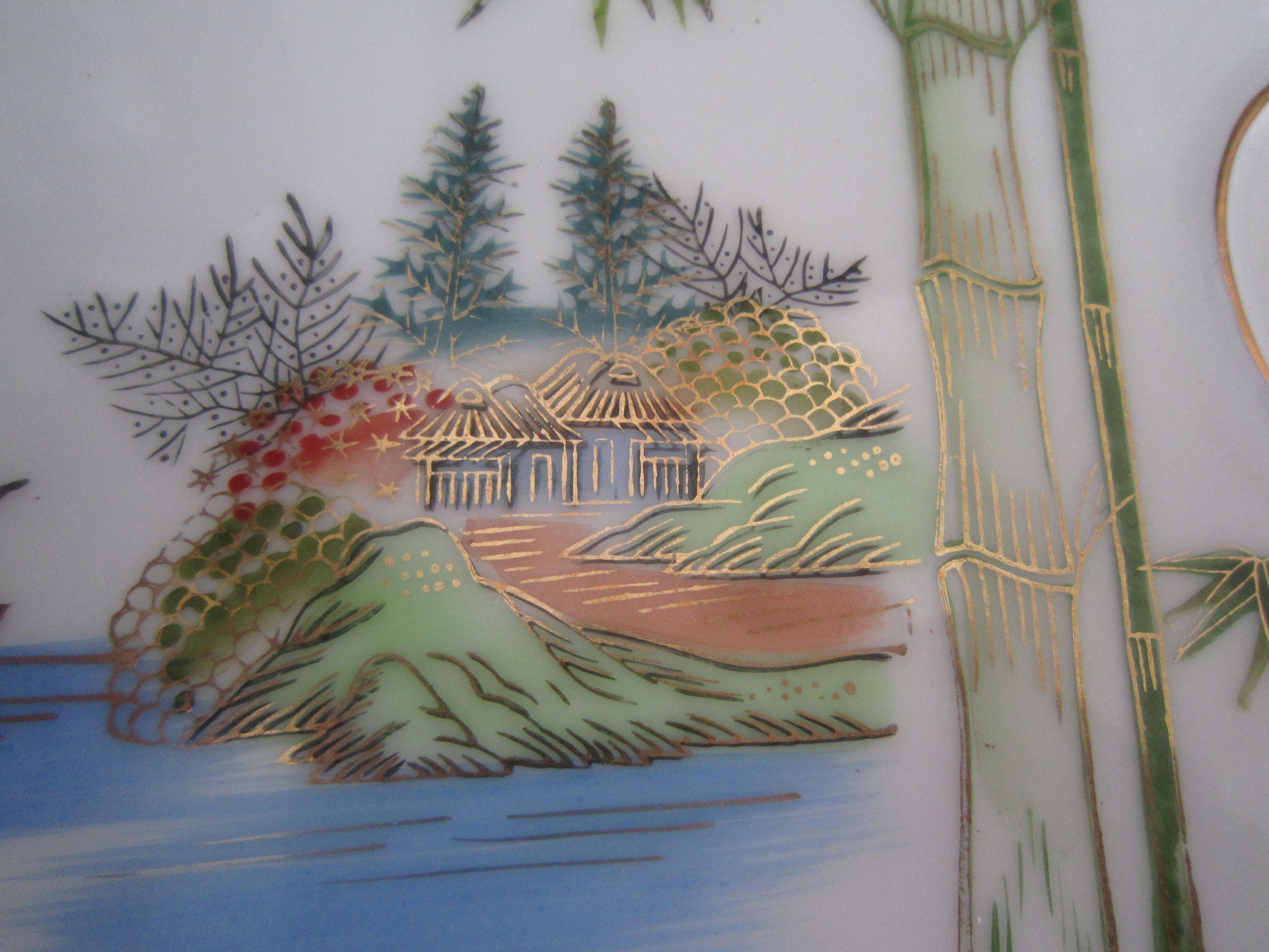 Soko China Japanese Hand Painted Snack/Luncheon Plates 6 | Etsy