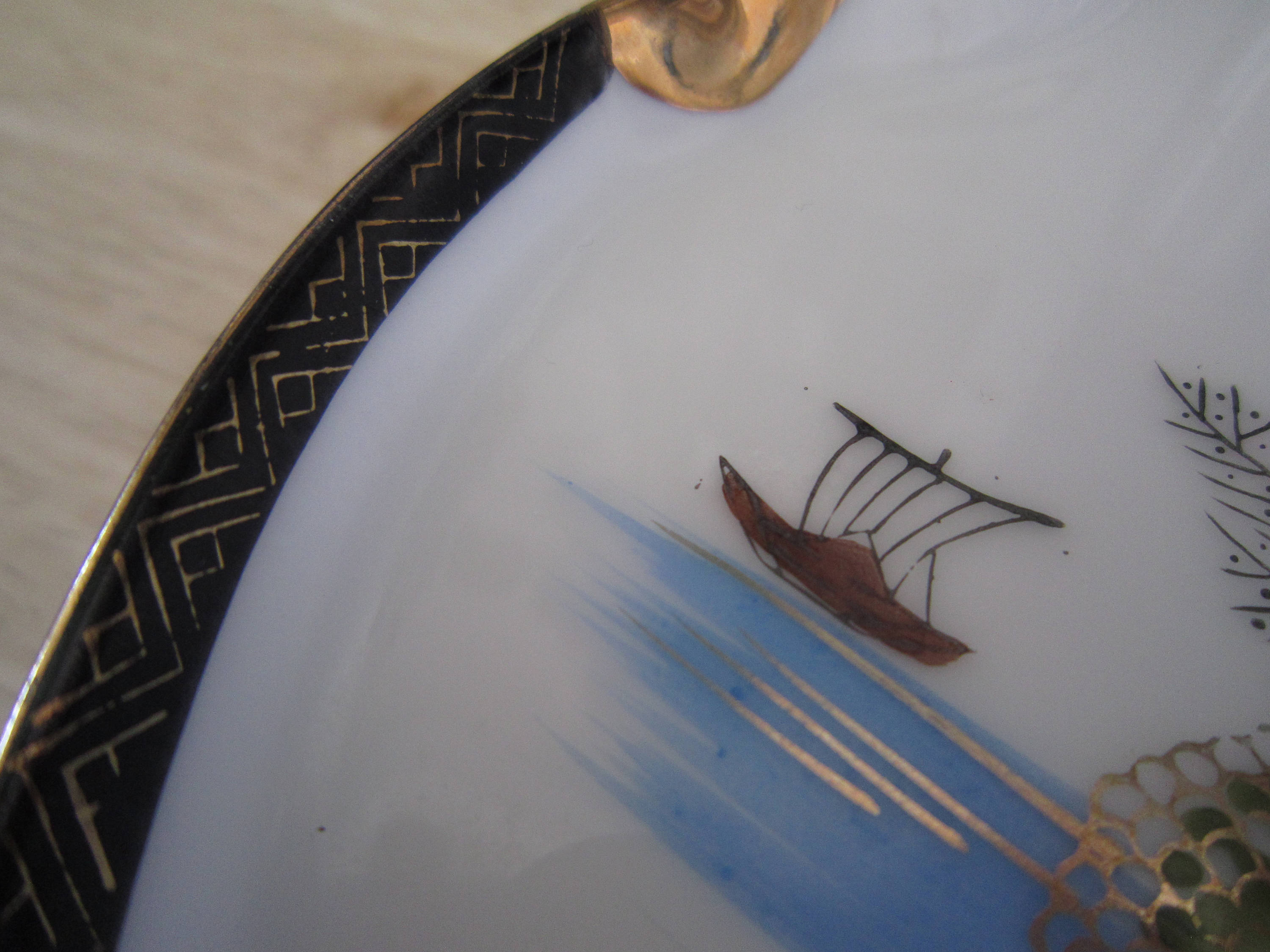 Soko China Japanese Hand Painted Snack/Luncheon Plates 6 | Etsy