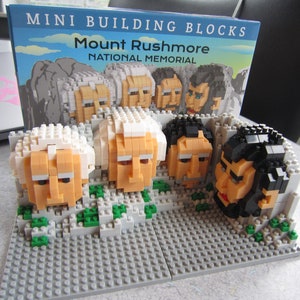 Mount Rushmore National Memorial Mini Building Blocks Mind Teaser ...