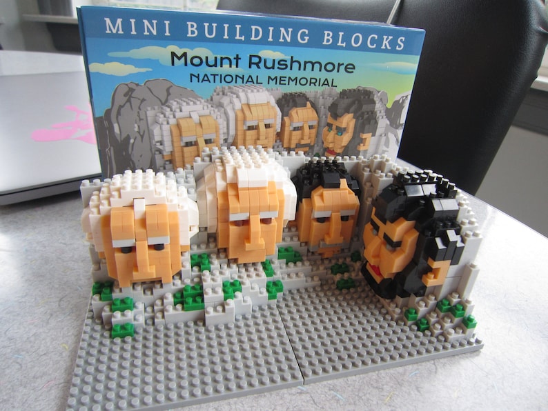 Mount Rushmore National Memorial Mini Building Blocks Mind - Etsy