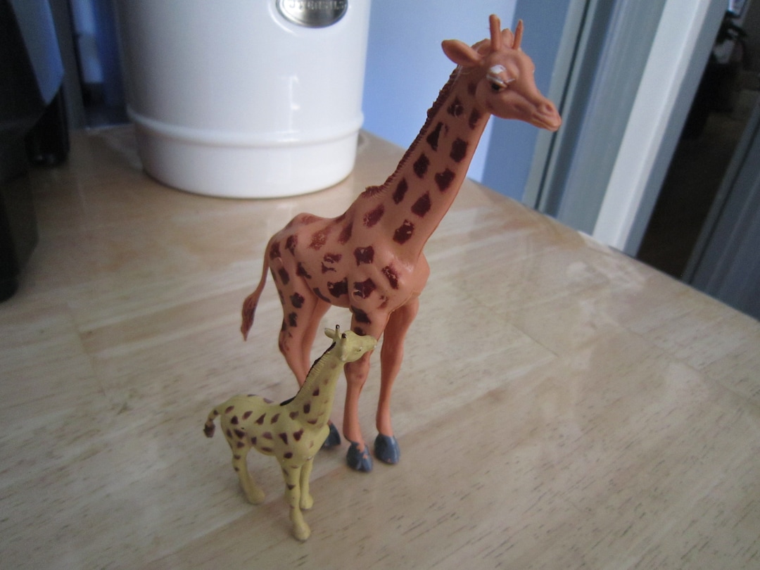 Plastic Vintage Toy Giraffe Figurines, Made in Hong Kong and China - Etsy