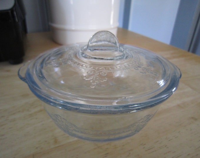 Sapphire Blue Fire King Philbe Small Casserole Dish W/lid - Etsy
