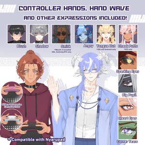 Modelo VTuber Live2D personalizable: cuerpo completo prediseñado y ...