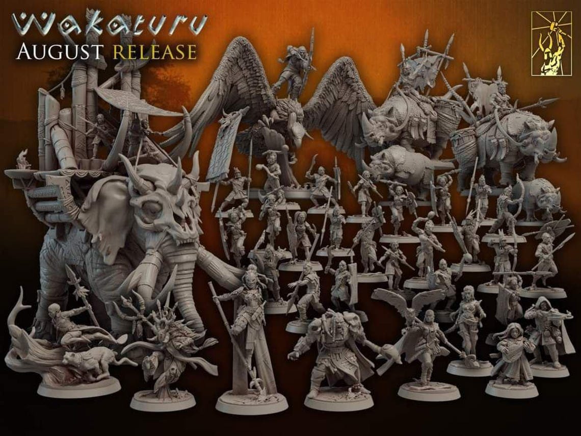 Titan Forge Stl Pack | WAKATURU August 2021 Stl Pack | Rpg Stl | Dnd ...