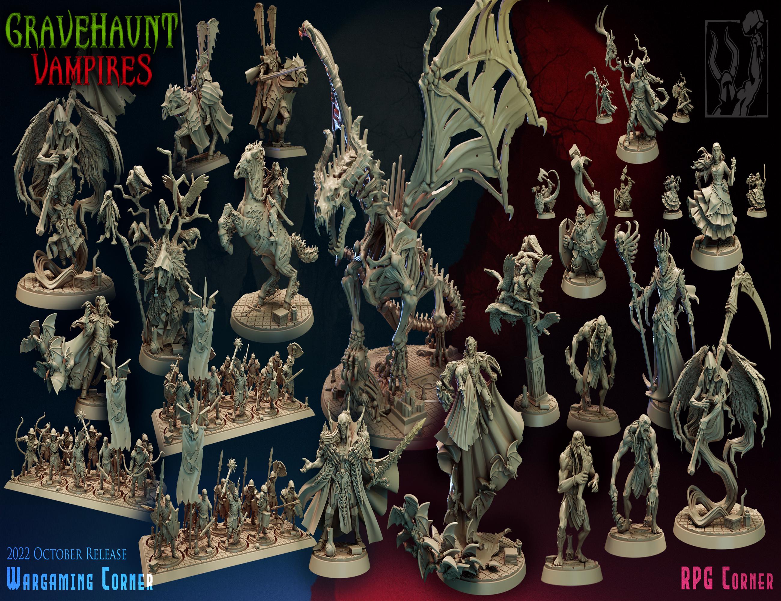 Titan Forge Stl Pack | Grave Haunt Vampires 2022 Stl Pack | Rpg Stl ...