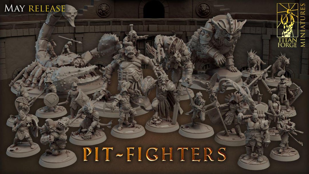 Titan Forge Stl Pack | PIT-FIGHTERS May 2021 Stl Pack | Rpg Stl | Dnd ...