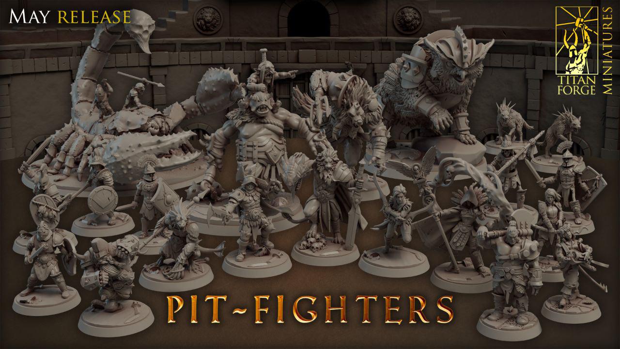 Titan Forge Stl Pack | PIT-FIGHTERS May 2021 Stl Pack | Rpg Stl | Dnd ...