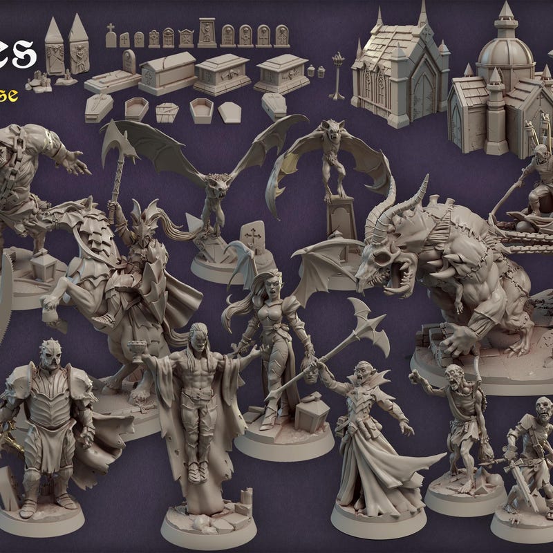 Vampire Pack Stl - Etsy