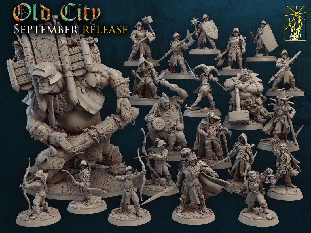 Titan Forge Stl Pack | OLD CITY September 2021 Stl Pack | Rpg Stl | Dnd ...
