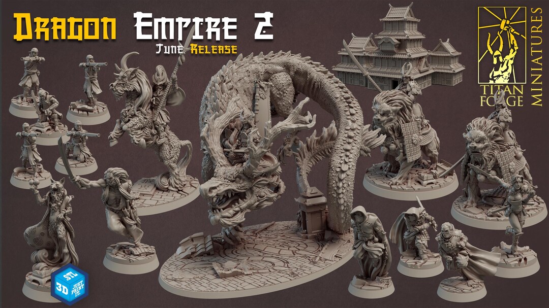 Titan Forge Stl Pack | Dragon Empire 2 June 2020 Stl Pack | Rpg Stl ...