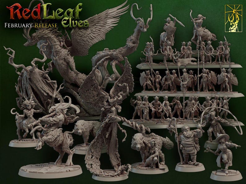 Titan Forge Stl Pack | Redleaf Elves 2022 Stl Pack | Rpg Stl | Dnd Stl | Tabletop Stl | Best Stl ...