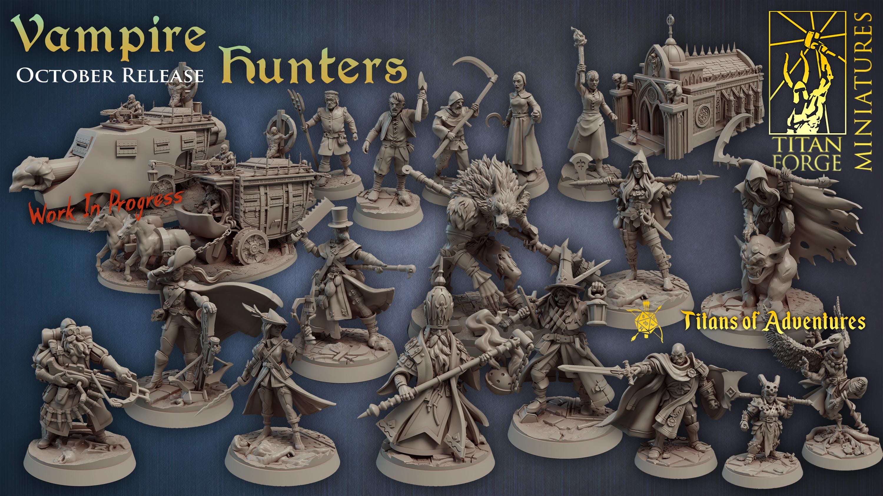 Titan Forge Stl Pack | Vampire Hunters October 2020 Stl Pack | Rpg Stl ...