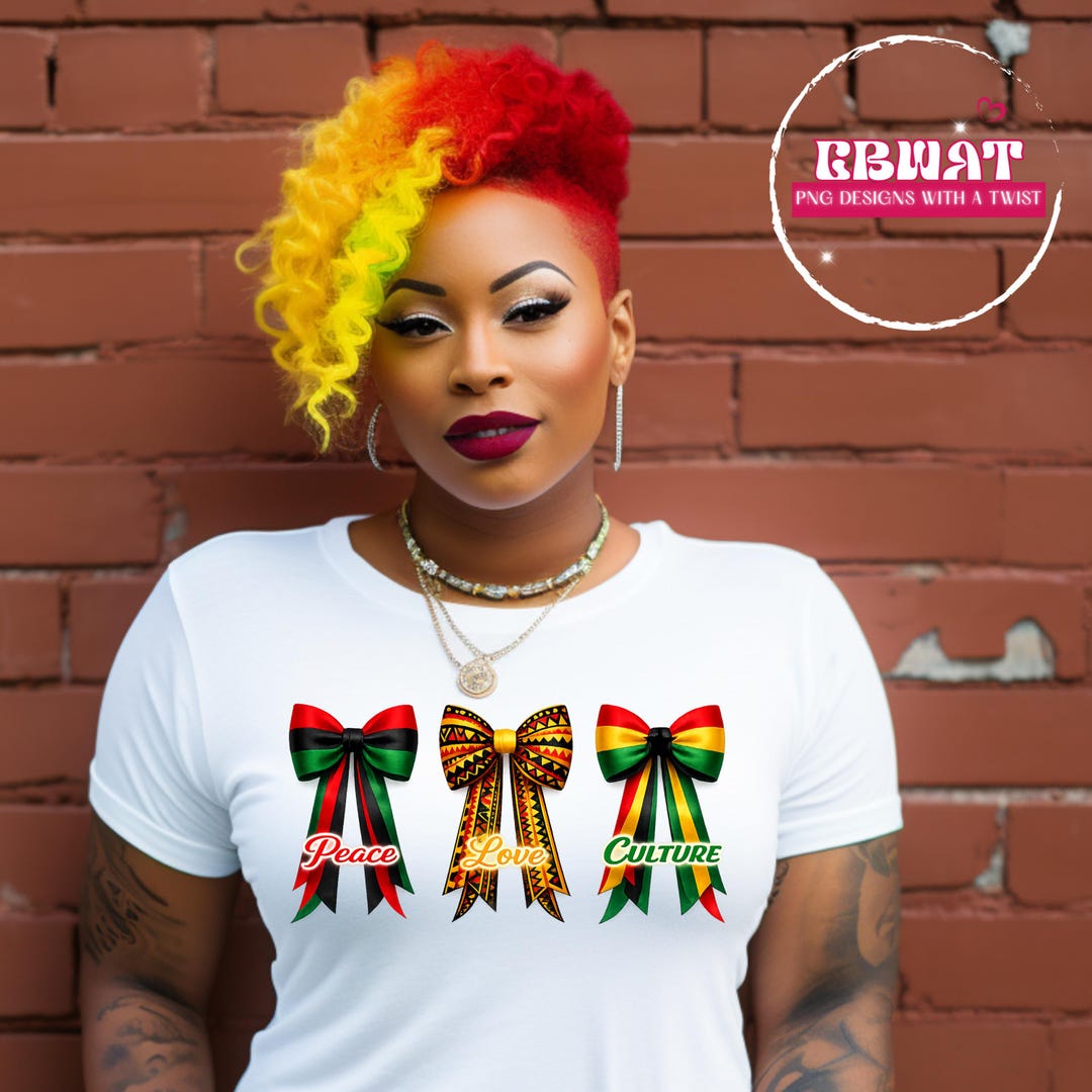 Unity Pride Bow PNG | Afrocentric Clipart, Black History (digital ...