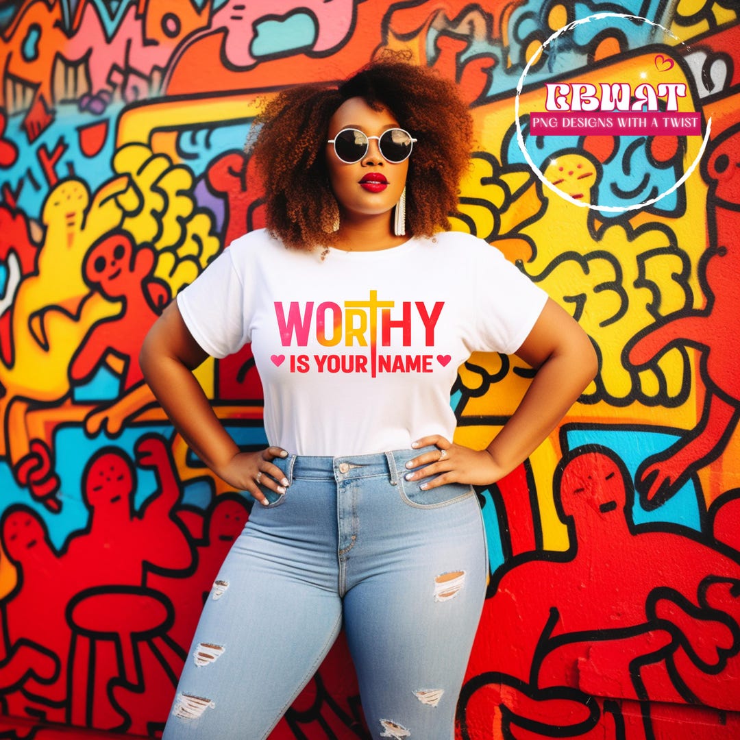 Worthy is Your Name PNG | Christian Cross Design (digital Download) - Etsy