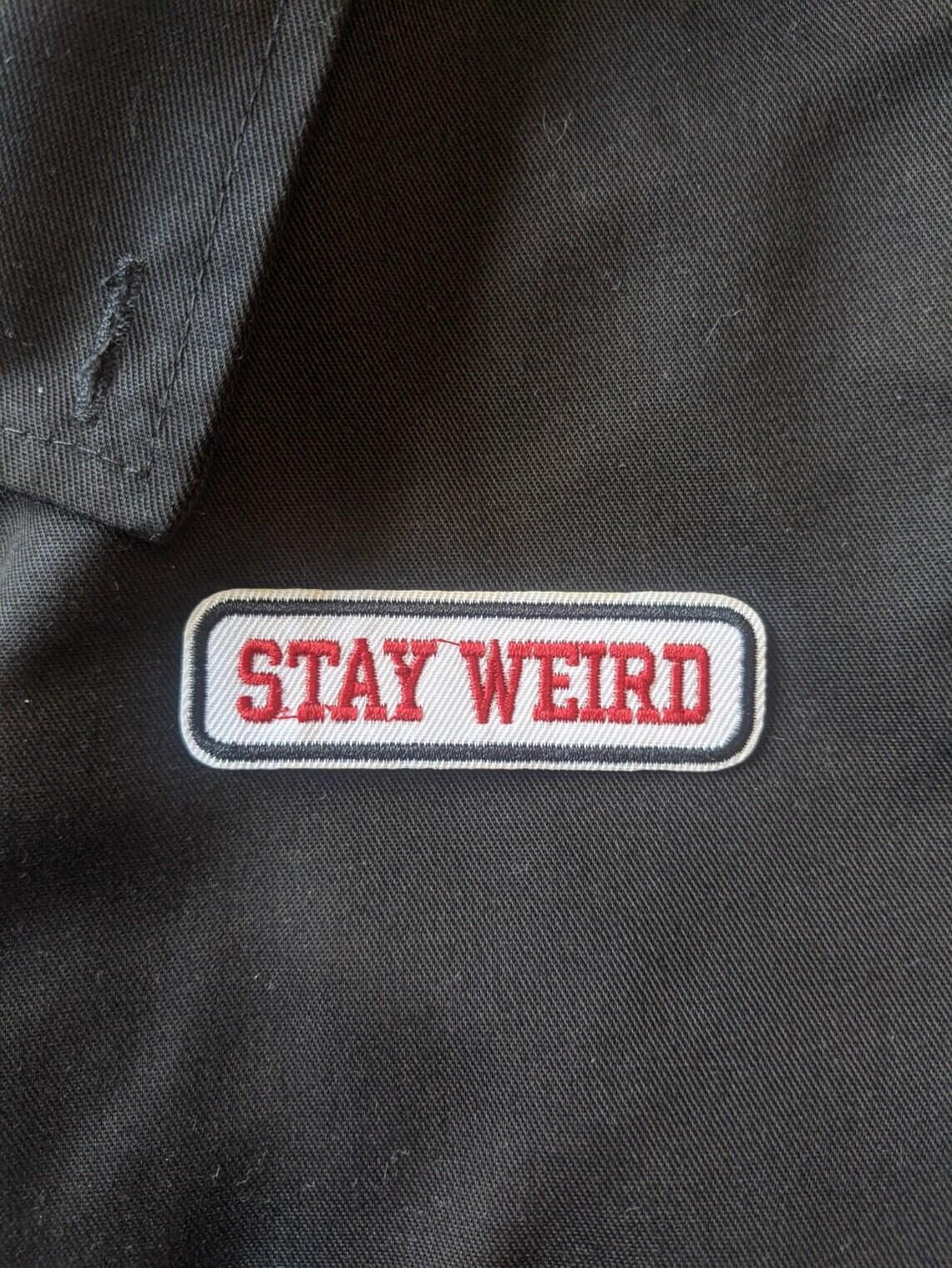 Be You // Stay Weird and Wonderful Applique Iron Sew on Patch Craft ...