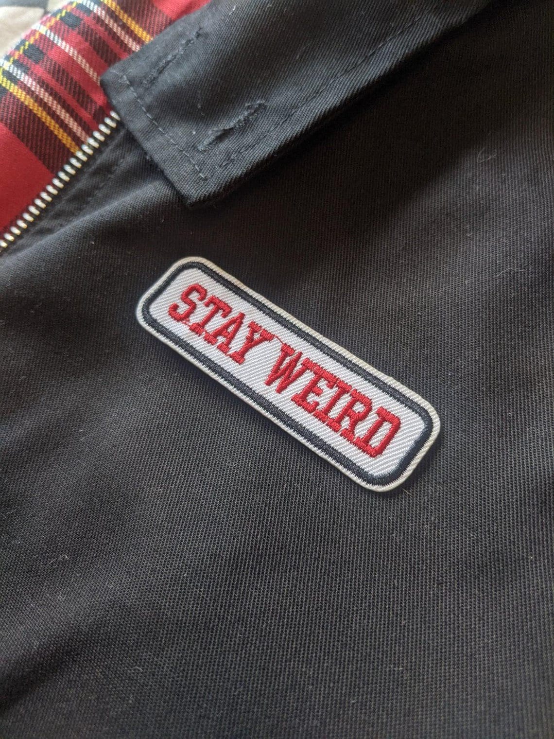 Be You // Stay Weird and Wonderful Applique Iron Sew on Patch Craft ...