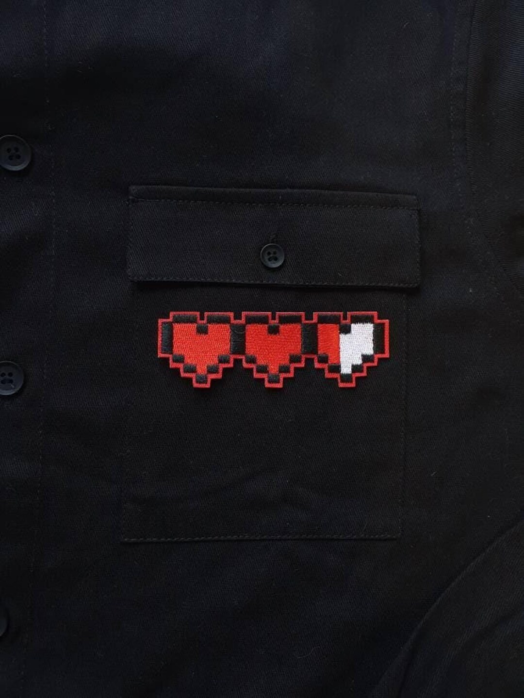 Game Over // Fan DIY Embroidered Iron Sew on Patch Badge Applique Cute ...