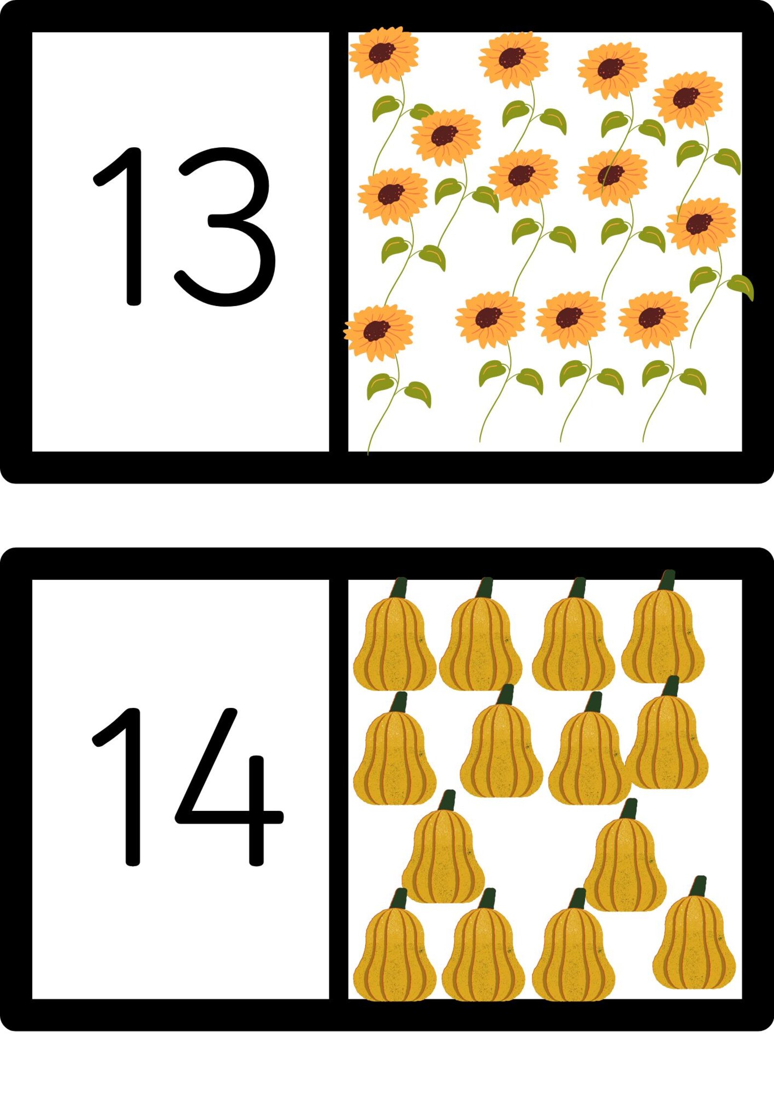 Fall-themed Counting Activity 1-20 Fun & Educational Printable for ...