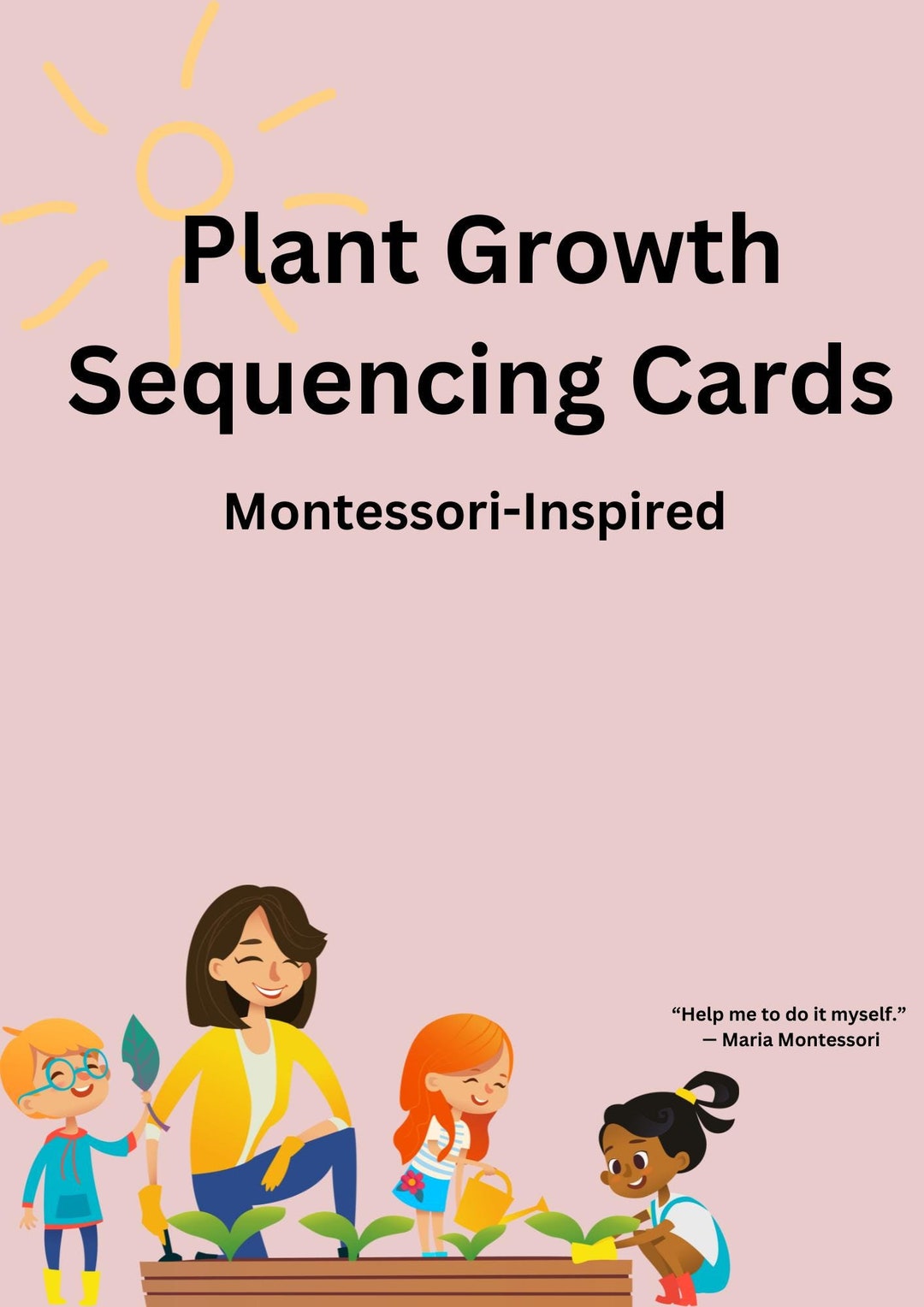 Montessori-inspired Plant Growth Sequencing Cards - Etsy