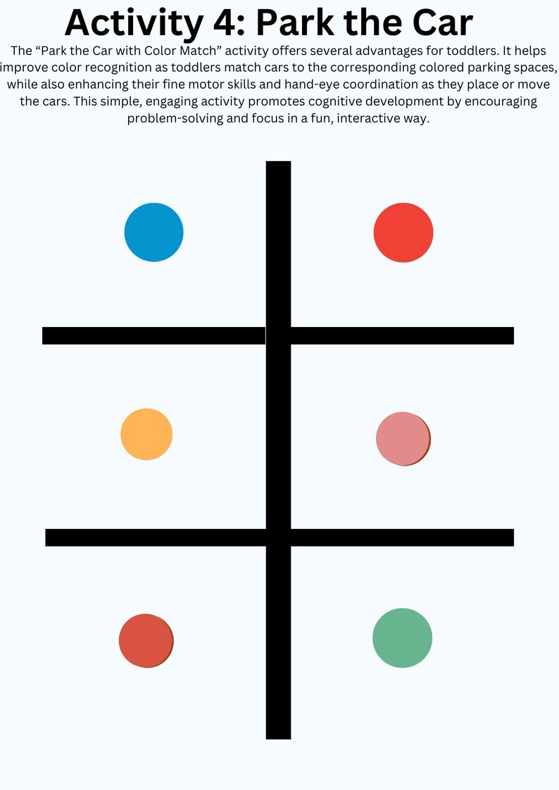 Car Themed Preschool Activities for Toddlers Fun Learning Printables ...