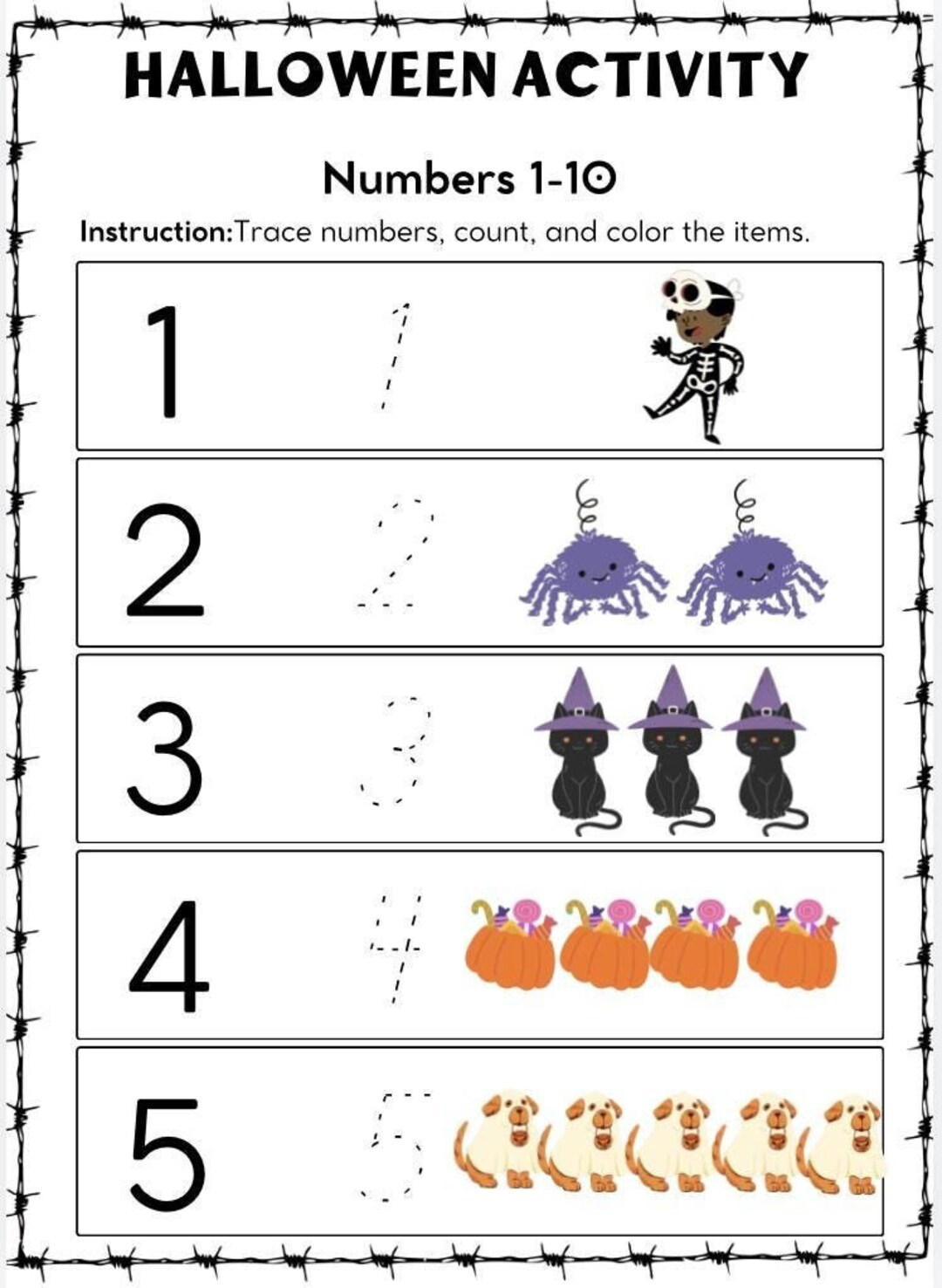 Halloween Toddler Preschool Activity Journal - Etsy